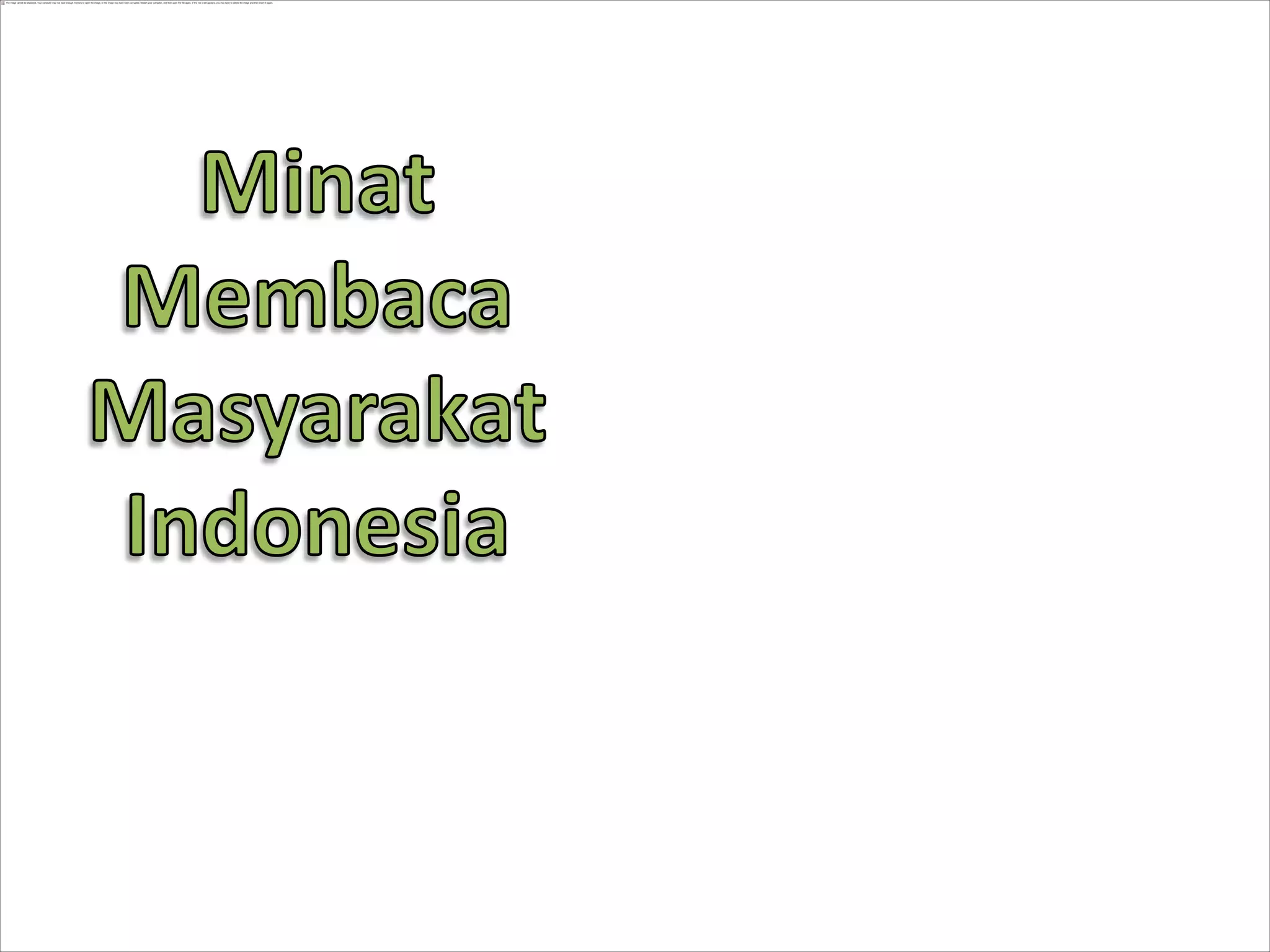 Minat Membaca | PPTX