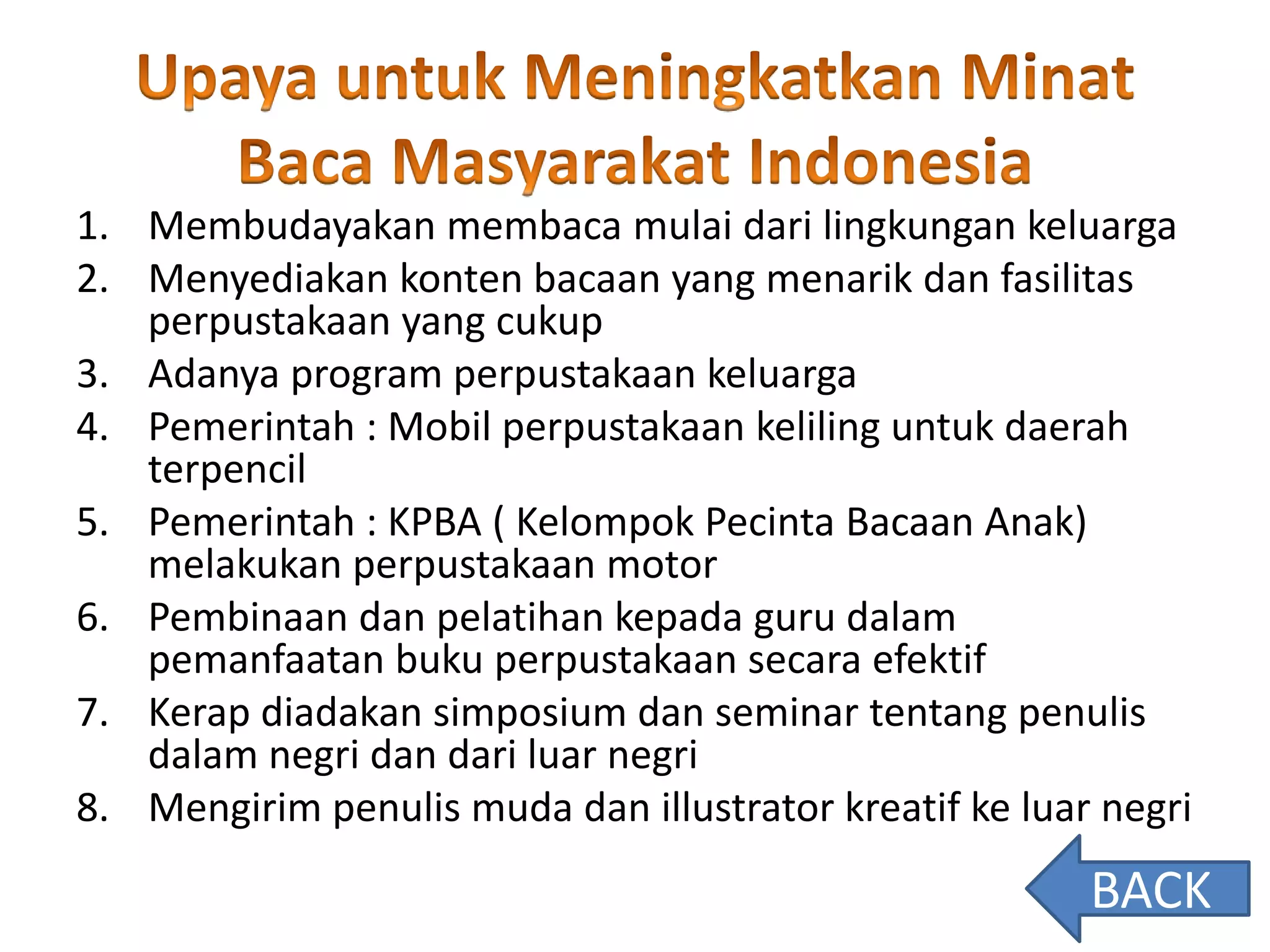 Minat Membaca | PPTX