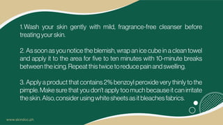 8 Ways to Treat Deep and Painful Pimple at Home | PPT