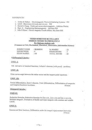 3rd 4th-sem-be-syllabus-lohith -11 guee6018 | PDF