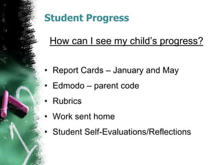 3rd-5th parent meeting 2013 | PPT