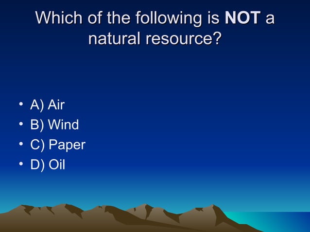 3rd Grade Economics Quiz 1 | PPT