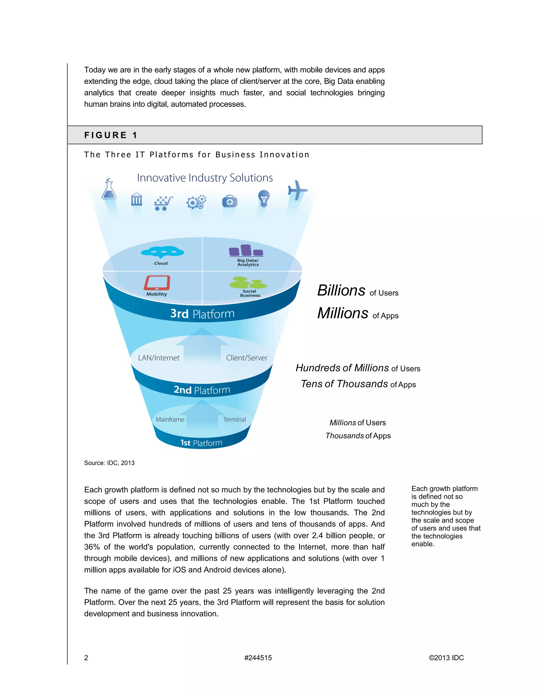 3rd platform | PDF | Cloud Computing | Internet