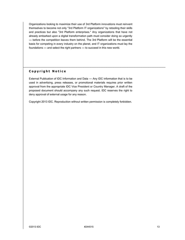 3rd platform | PDF | Cloud Computing | Internet