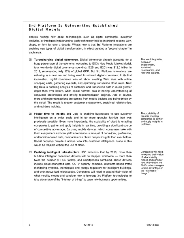 3rd platform | PDF | Cloud Computing | Internet