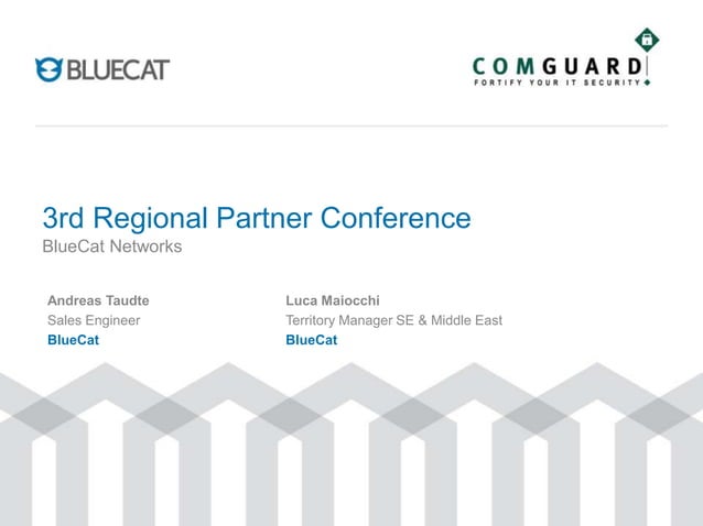 Comguard's 3rd Regional Partner Conference in Dubai (2014-04-15) | PPT