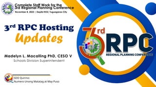 Regional and Planning Conference on Research and Development | PPT