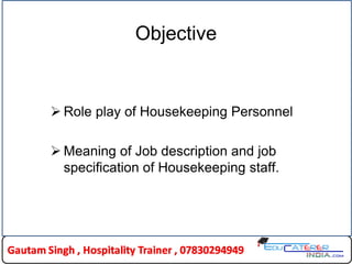staffing Housekeeping | PPT