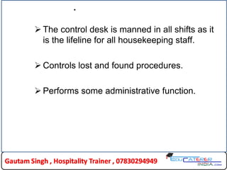 staffing Housekeeping | PPT