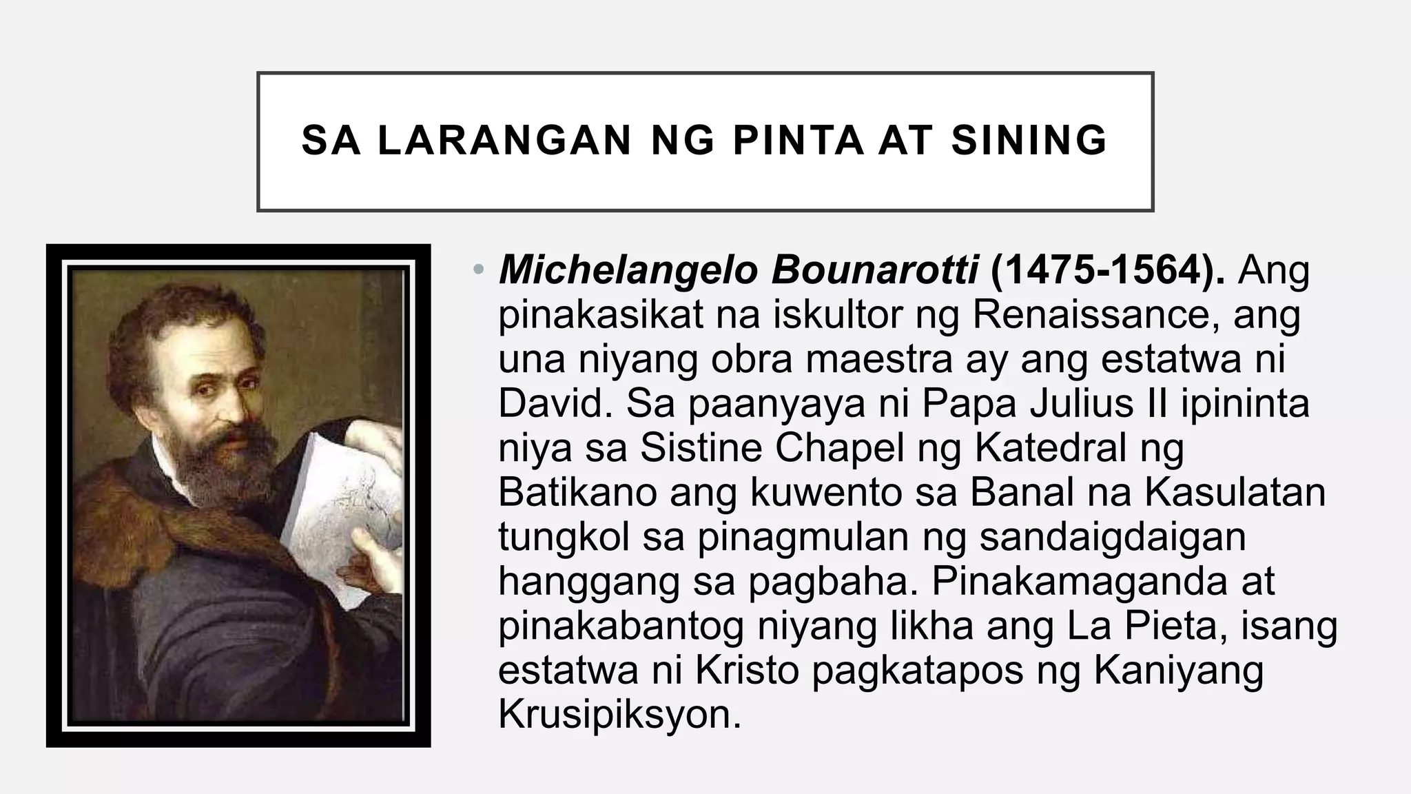 Ang Pag-usbong ng Renaissance | PPTX