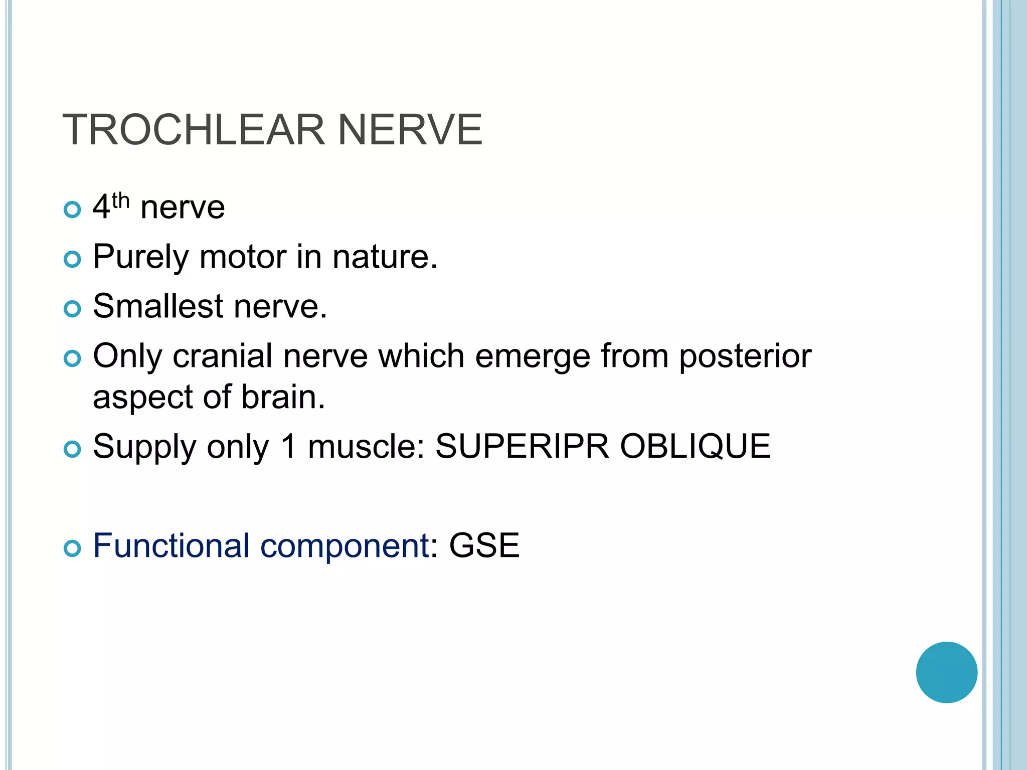 3 rd, 4th 6th cranial nerve | PPTX
