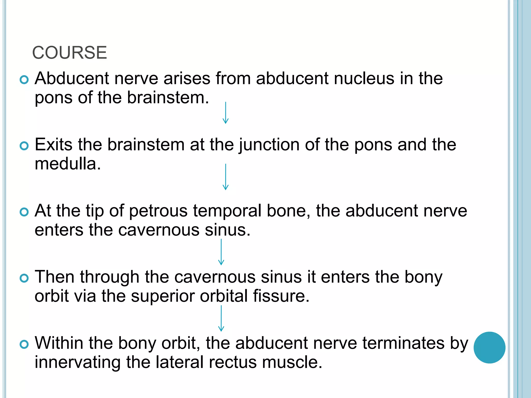 3 rd, 4th 6th cranial nerve | PPTX
