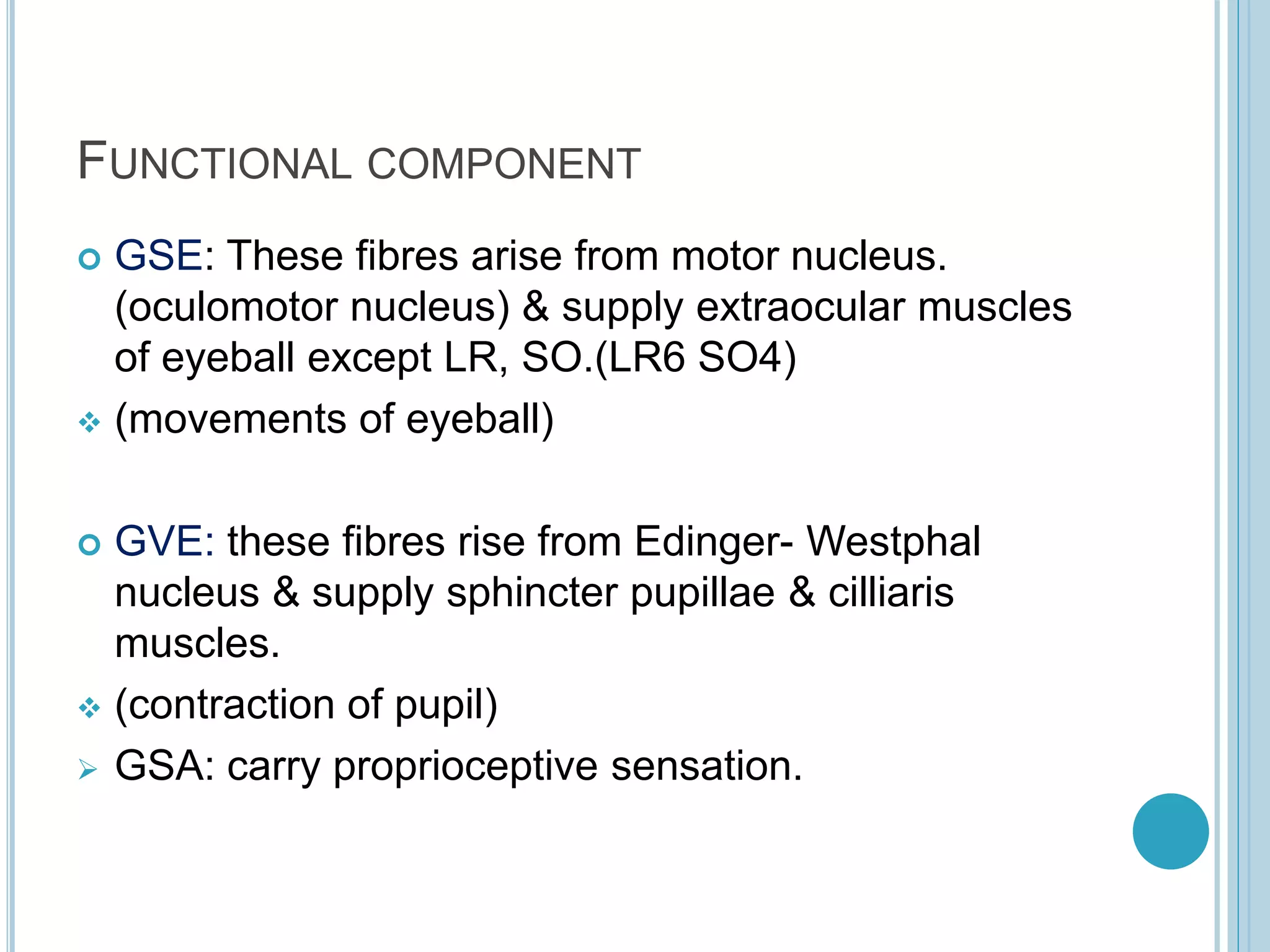 3 rd, 4th 6th cranial nerve | PPTX