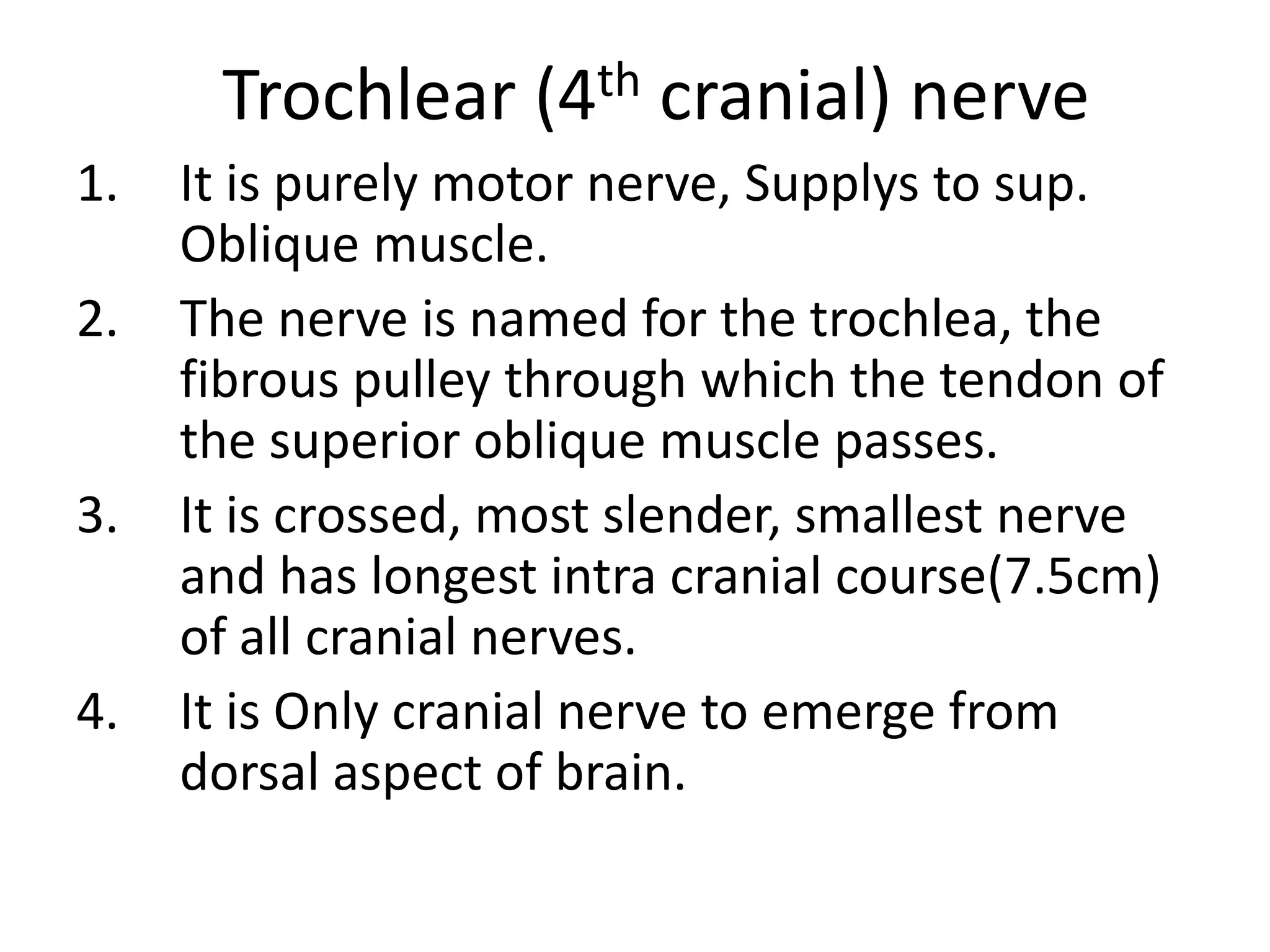 3rd 4th And 6th Cranial Nerve Pptx
