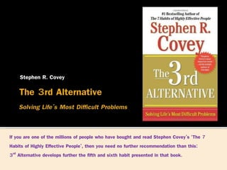 ทางเลือกที่สาม 3rd alternative | PPTX