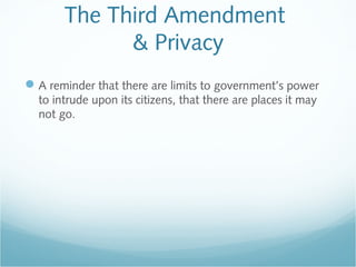 3rd Amendment | PPT
