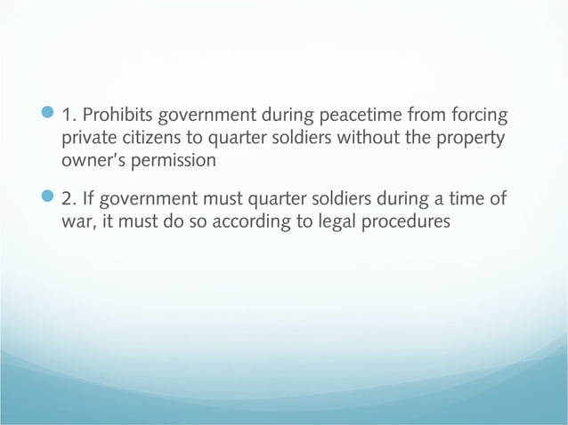 3rd Amendment | PPT