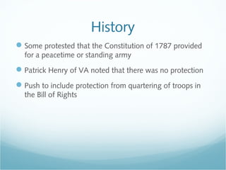 3rd Amendment | PPT