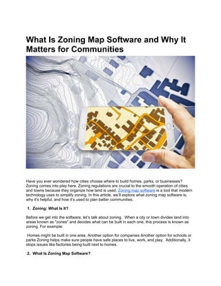 What Is Zoning Map Software and Why It Matters for Communities | DOCX