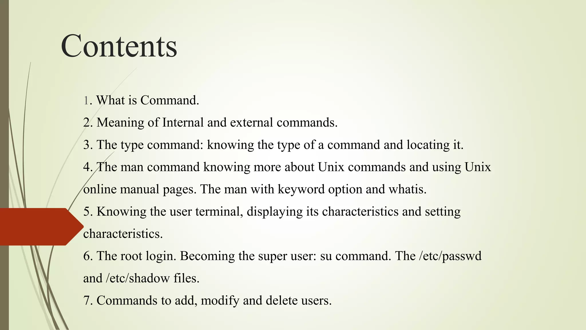 Chapter 3 Using Unix Commands | PPTX Chapter 3 Using Unix Commands | PPTX