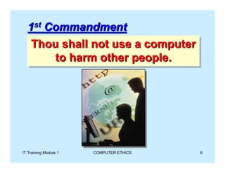3 Rd Computer Ethics | PDF