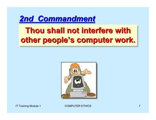 3 Rd Computer Ethics | PDF