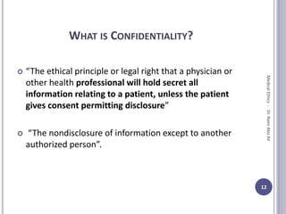 Confidentiality | PPTX
