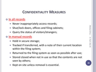 Confidentiality | PPTX