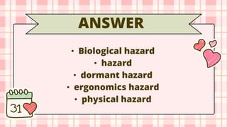 HOUSEHOLD SERVICES, OCCUPATIONAL HEALTH AND SAFETY | PPTX