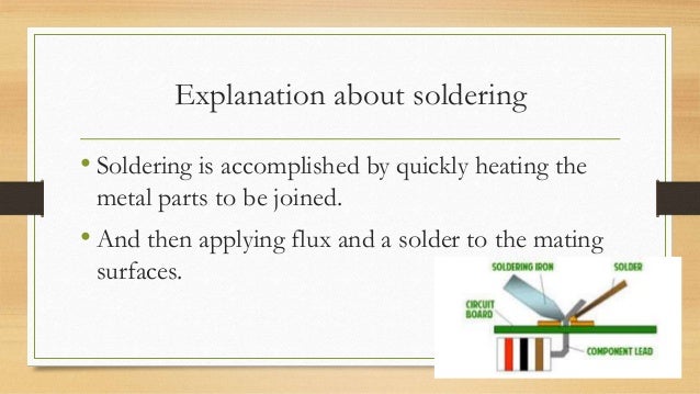 Proper Soldering process
