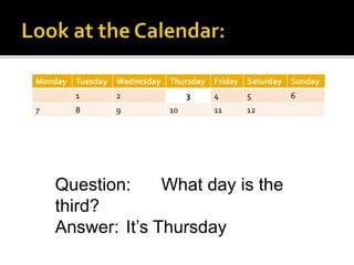 3rd day is wednesday.ppt