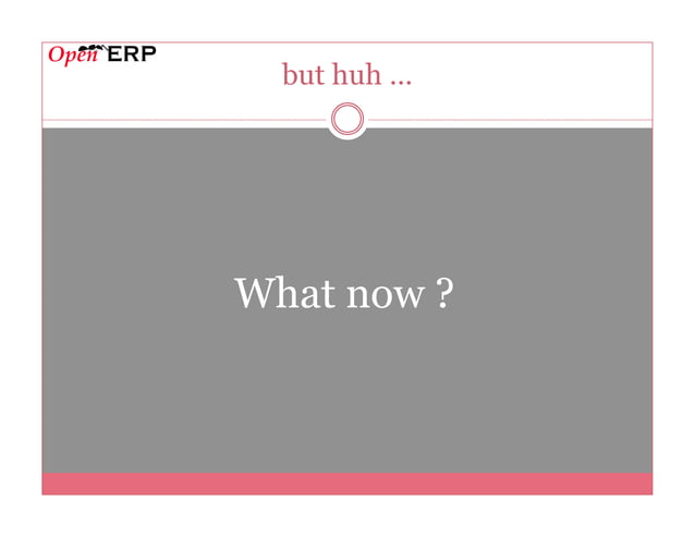 OpenERP- Partner First Project Support | PPT