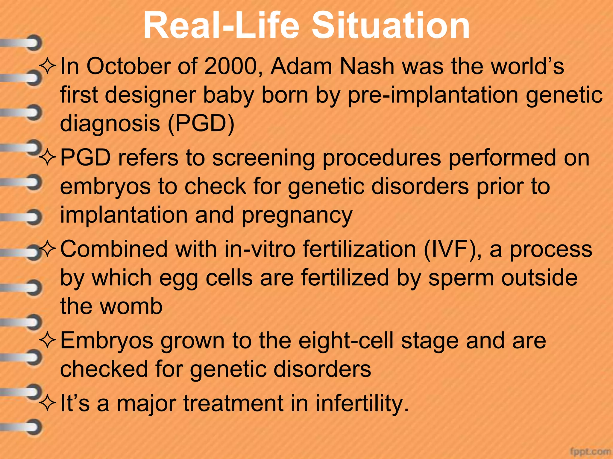 designer babies | PPT