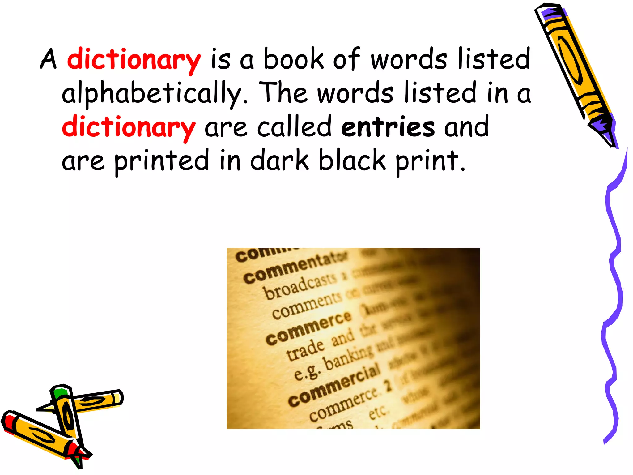 3rd Dictionary & Guide Words | PPT