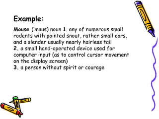 3rd Dictionary & Guide Words | PPT