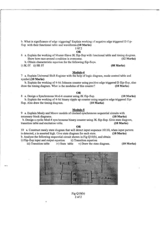 3rd semester EC VTU CBCS 2017 Scheme Model question papers | PDF