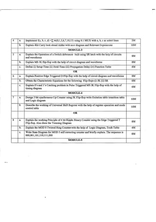 3rd semester EC VTU CBCS 2017 Scheme Model question papers | PDF