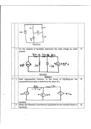 3rd semester EC VTU CBCS 2017 Scheme Model question papers | PDF