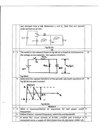 3rd semester EC VTU CBCS 2017 Scheme Model question papers | PDF