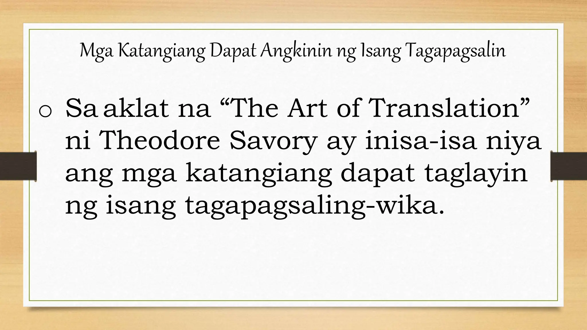 3RDG10-PPT2Pagsasaling-Wika.pptx DEPARTMENT OF EDUCATION | PPTX