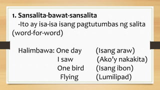 3RDG10-PPT2Pagsasaling-Wika.pptx DEPARTMENT OF EDUCATION | PPTX