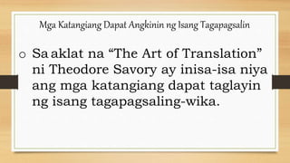 3RDG10-PPT2Pagsasaling-Wika.pptx DEPARTMENT OF EDUCATION | PPTX