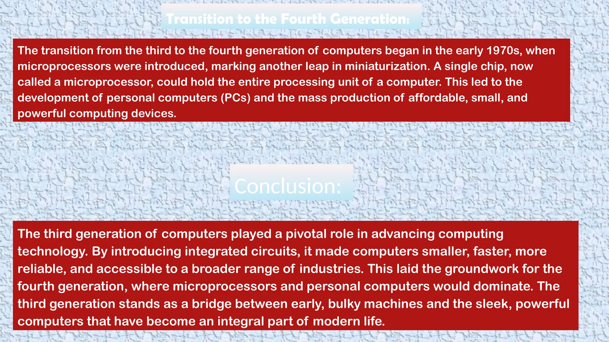3rd GENERATION of computer ............. | PPTX | Computing ...