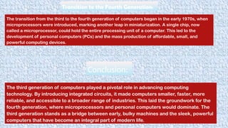 3rd GENERATION of computer ............. | PPTX | Computing | Technology & Computing