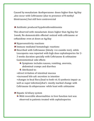 3rd generation cephalosporins | DOCX