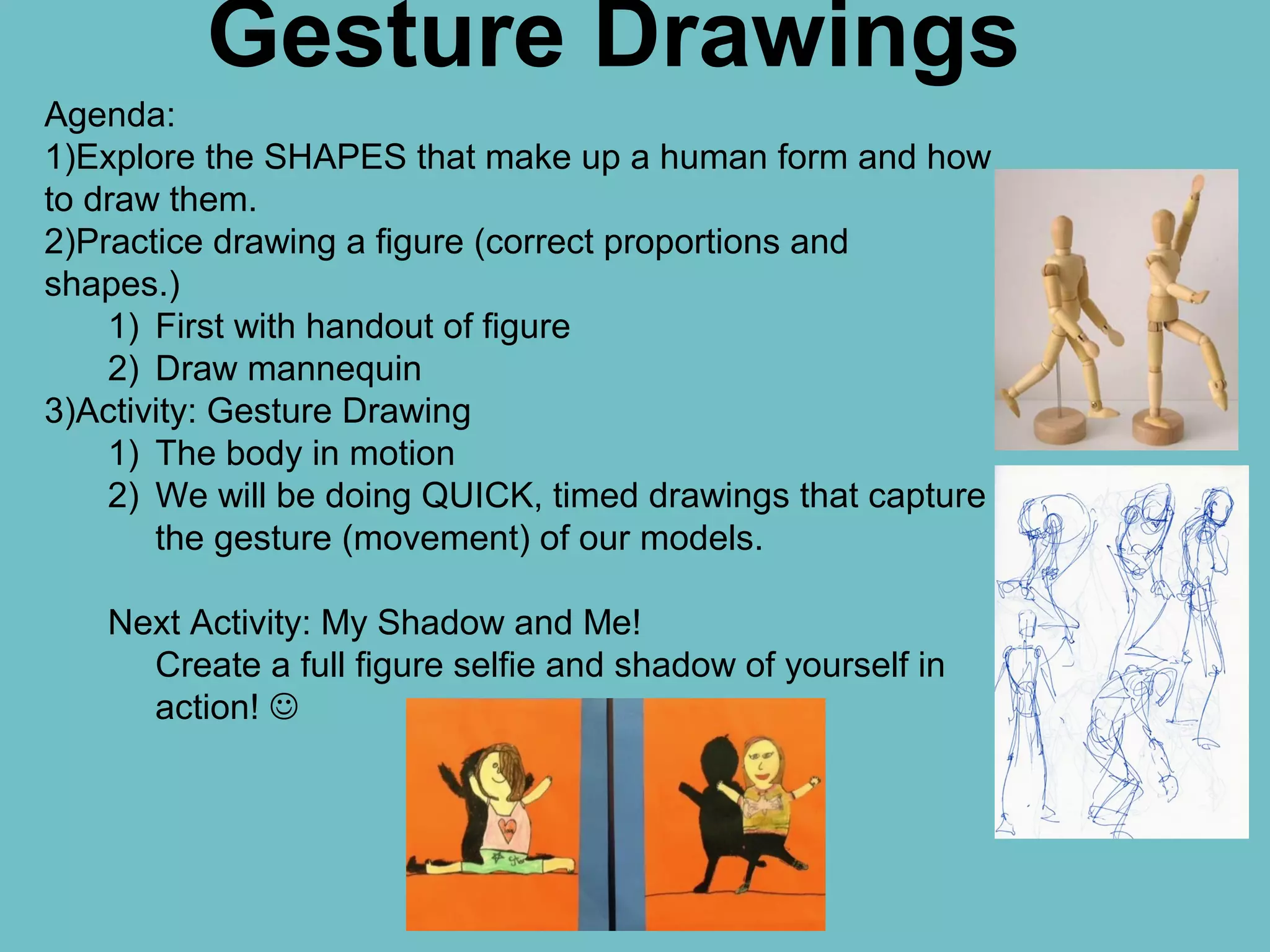 3rd gesture drawing lesson | PPT