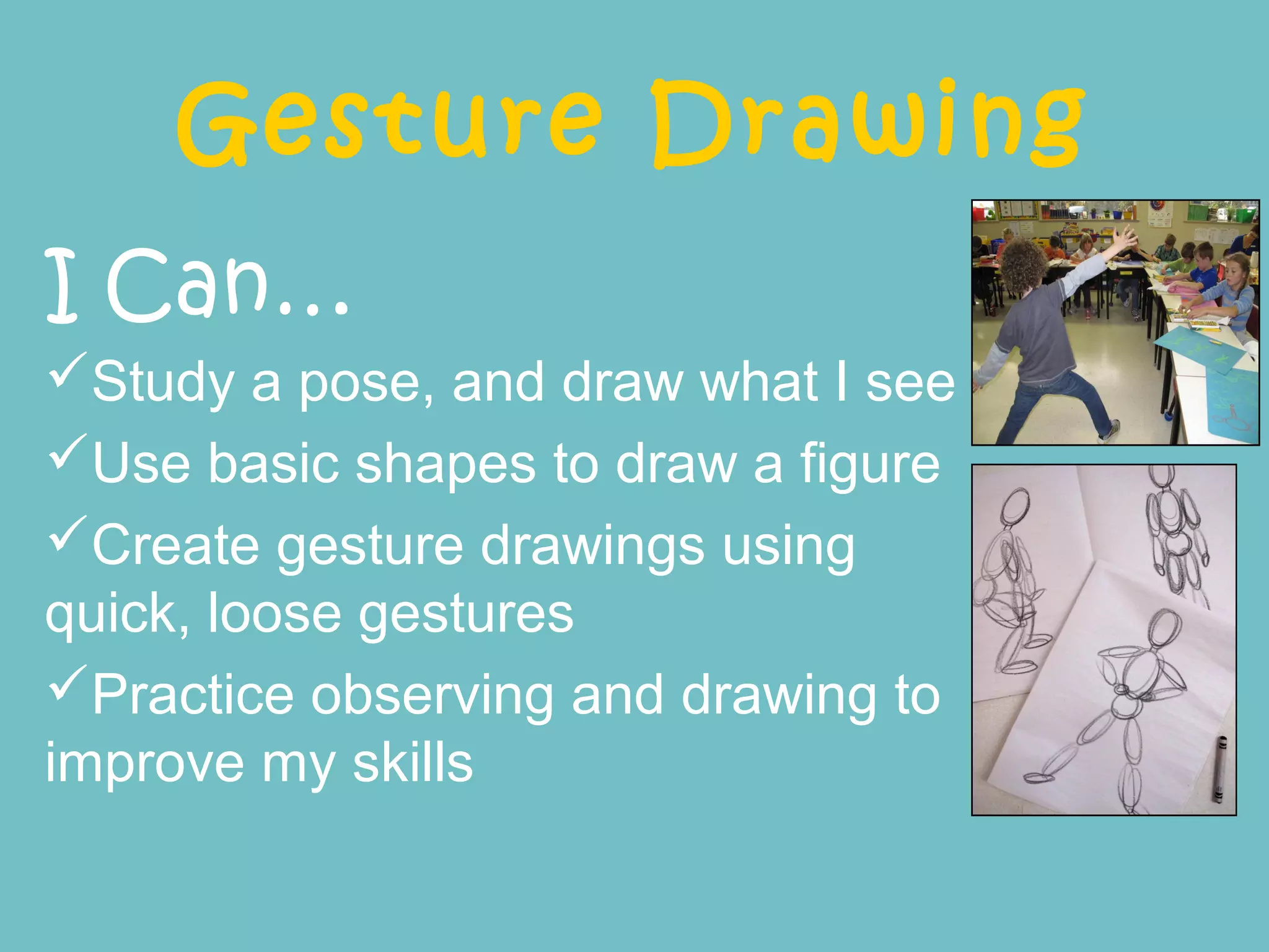 3rd gesture drawing lesson | PPT