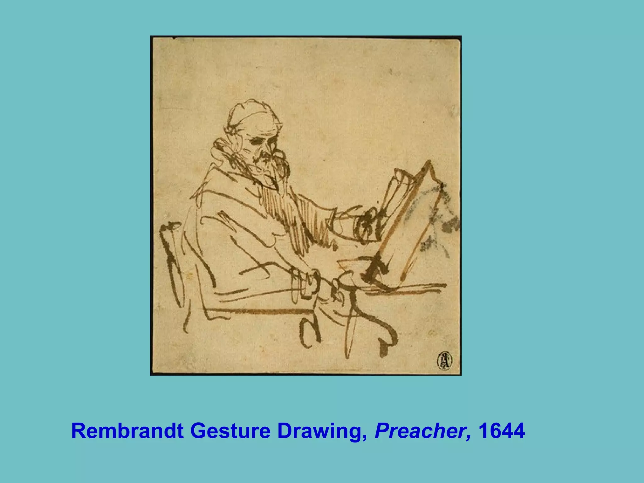 3rd gesture drawing lesson | PPT