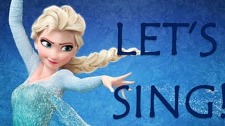 frozen lyrics completion | PPTX | Children\'s Music | Music