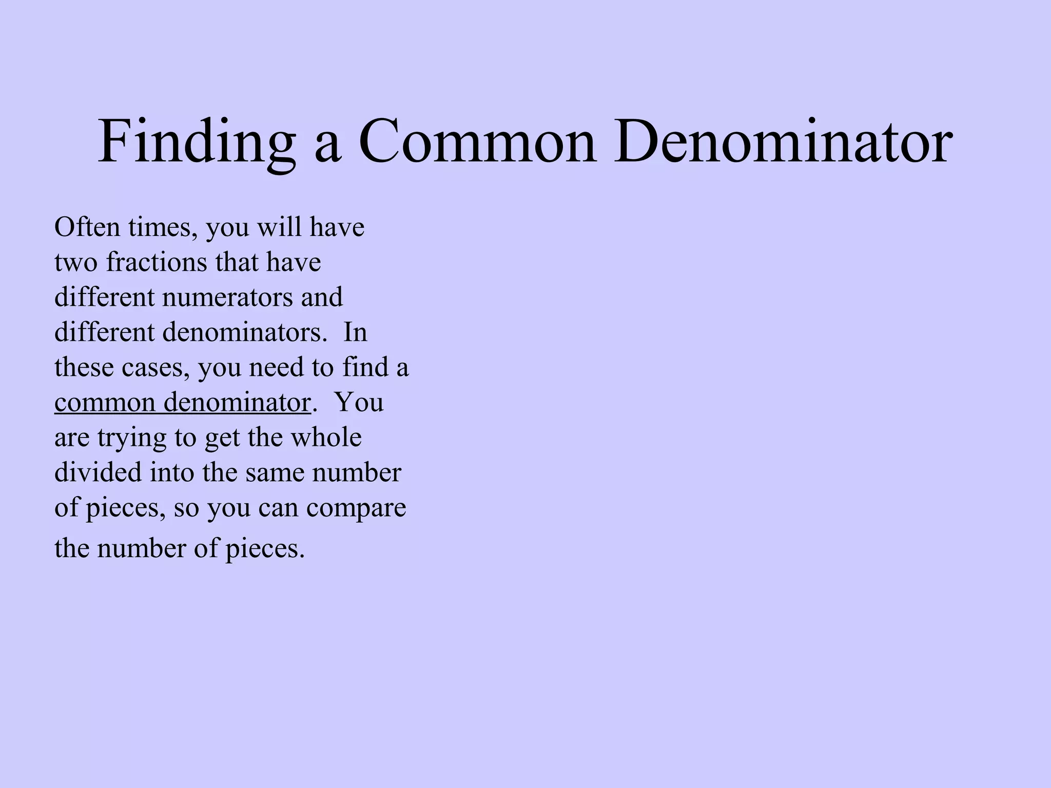 3rd grade fractions | PPT